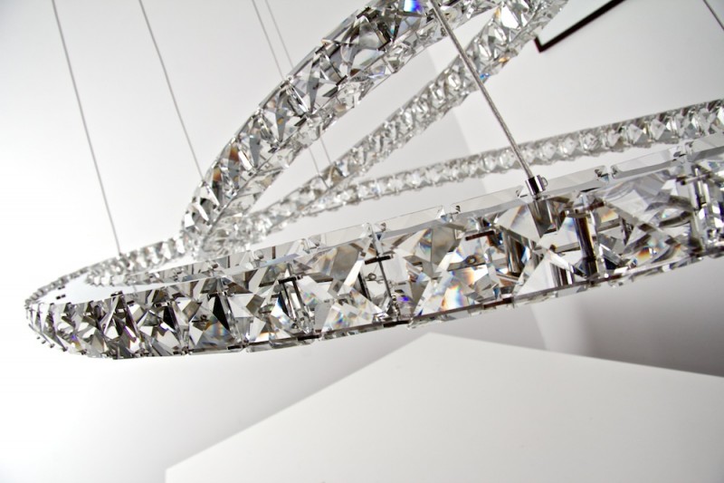 LED exkluzívne závesné svietidlá a lustre: LED Krištáľový luster ...