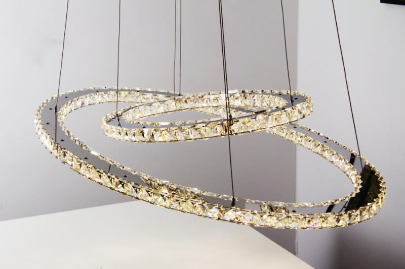 LED exkluzívne závesné svietidlá a lustre: LED Krištáľový luster ...