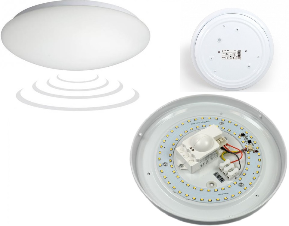Svietidlá so senzorom pohybu: Interiérové LED stropné senzorové ...
